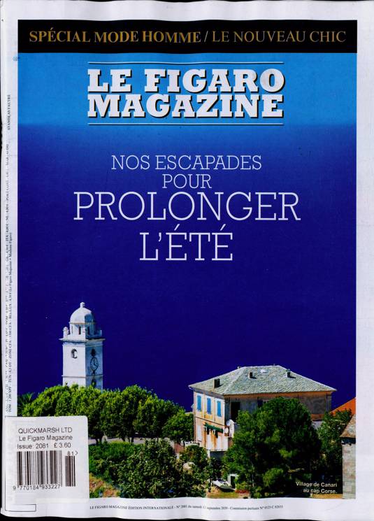 Le Figaro Magazine Subscription | Buy at Newsstand.co.uk | French