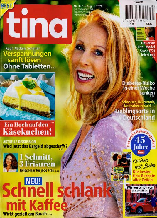 Tina Magazine Subscription | Buy at Newsstand.co.uk | German