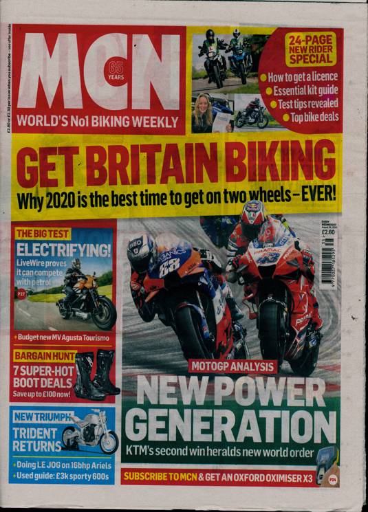 Motorcycle News Magazine Subscription | Buy at Newsstand.co.uk ...