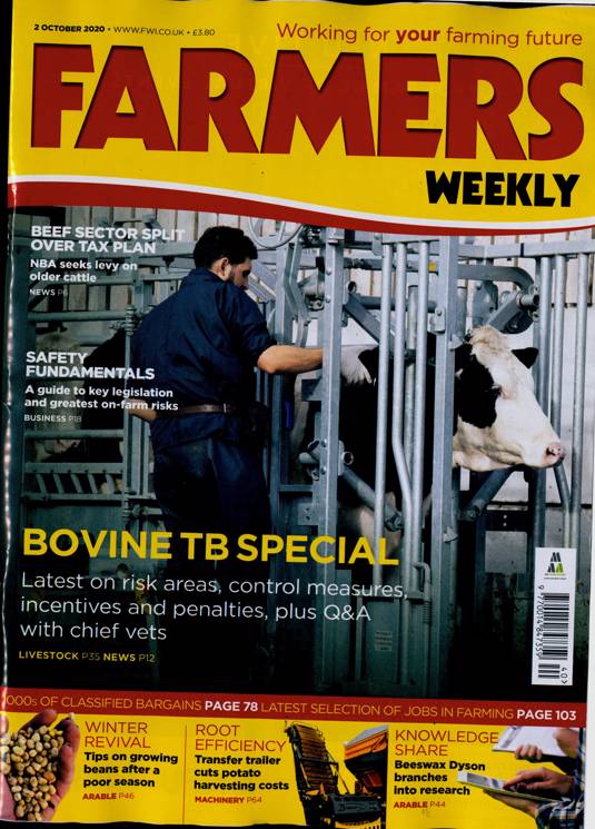 Farmers Weekly Magazine Subscription | Buy at Newsstand.co.uk | Agriculture