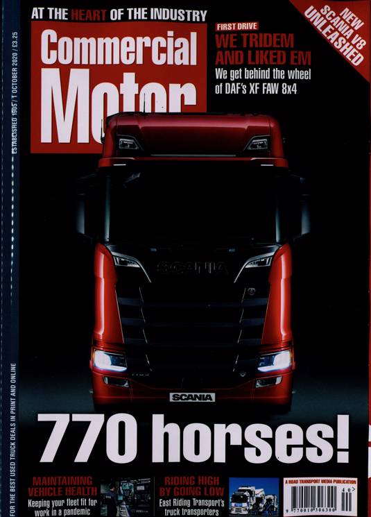 Commercial Motor Magazine Subscription | Buy at Newsstand.co.uk | Trucking