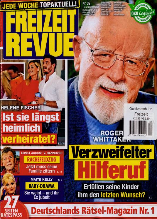 Freizeit Revue Magazine Subscription | Buy at Newsstand.co.uk | German