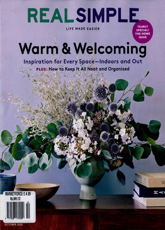 Real Simple Magazine Subscription | Buy at Newsstand.co.uk | Cooking & Food