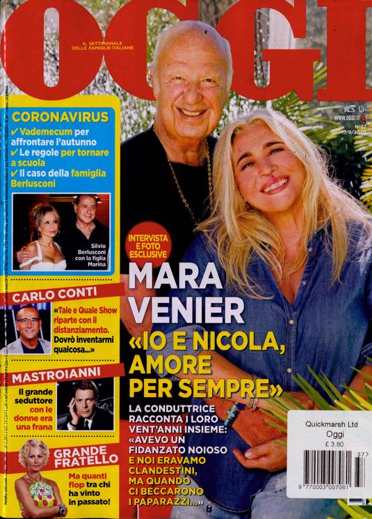 Oggi Magazine Subscription | Buy at Newsstand.co.uk | Italian