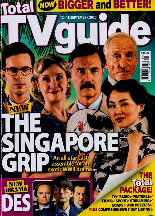 Total Tv Guide England Magazine Subscription | Buy at Newsstand.co.uk ...