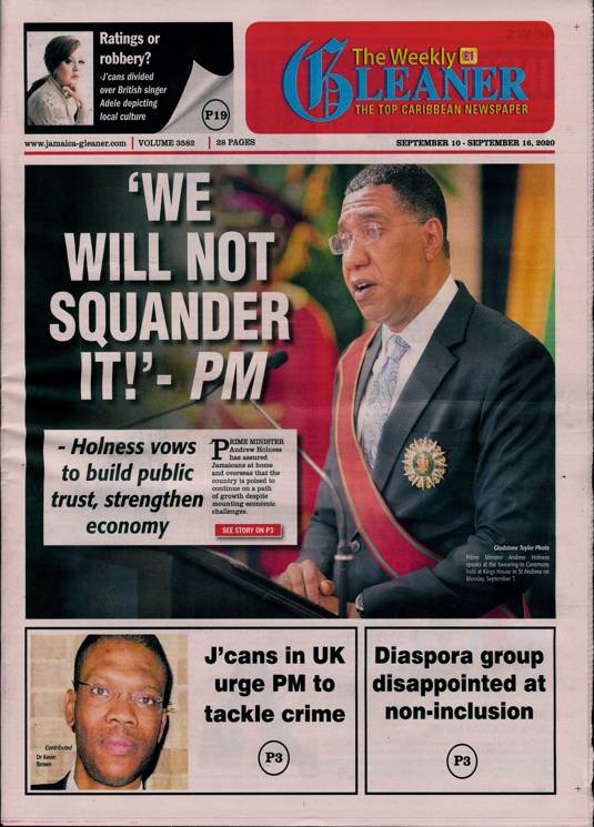 Gleaner Magazine Subscription | Buy at Newsstand.co.uk | UK Current Affairs