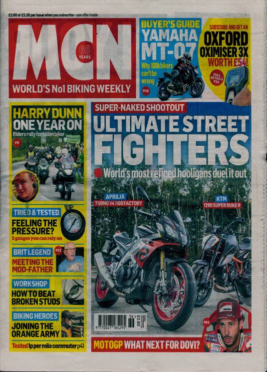 Motorcycle News Magazine Subscription | Buy at Newsstand.co.uk ...