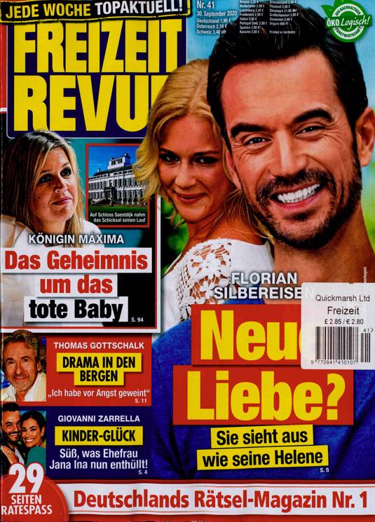 Freizeit Revue Magazine Subscription | Buy at Newsstand.co.uk | German