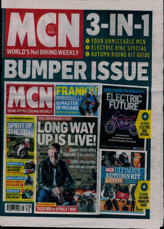 Motorcycle News Magazine Subscription | Buy at Newsstand.co.uk ...