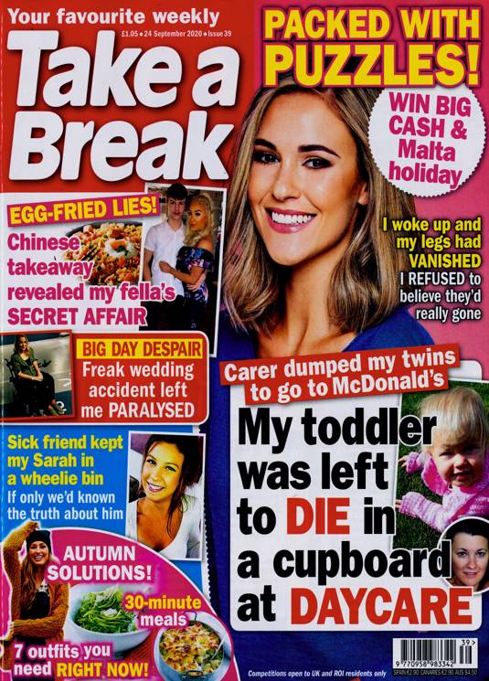 Take A Break Magazine Subscription | Buy at Newsstand.co.uk | Women's ...