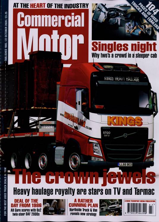 Commercial Motor Magazine Subscription | Buy at Newsstand.co.uk | Trucking
