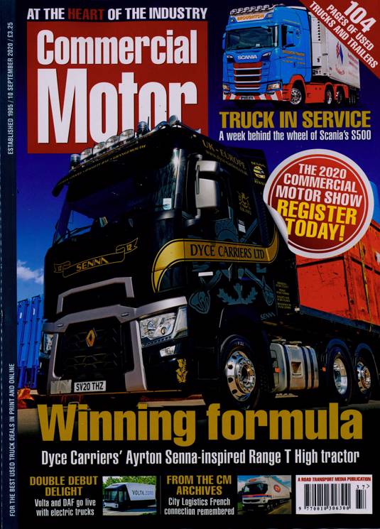 Commercial Motor Magazine Subscription | Buy at Newsstand.co.uk | Trucking
