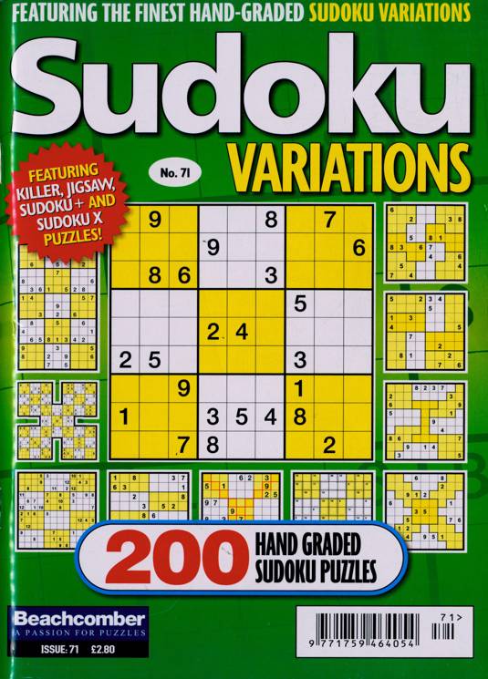 Sudoku Variations Magazine Subscription | Buy at Newsstand.co.uk | Sudoku