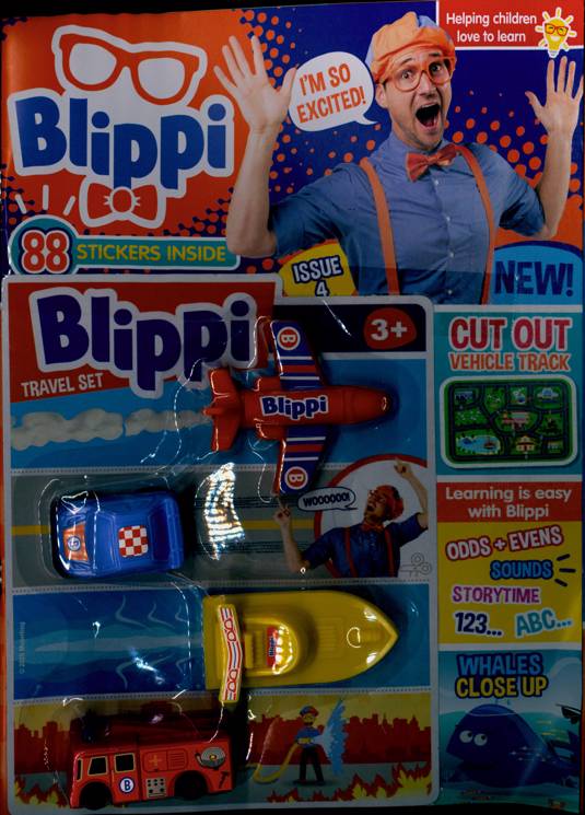 Blippi Magazine Subscription | Buy at Newsstand.co.uk | Pre School