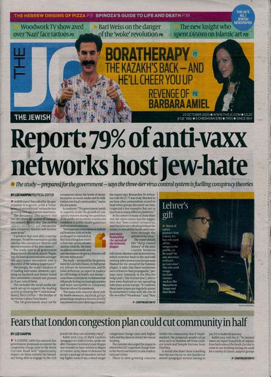 Jewish Chronicle Magazine Subscription | Buy at Newsstand.co.uk | Religion