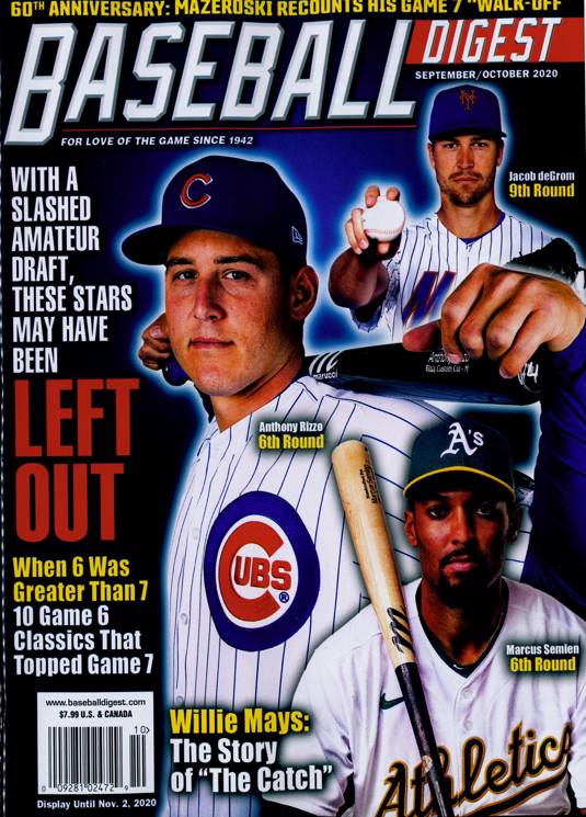 Baseball Digest Magazine Subscription | Buy at Newsstand.co.uk | US ...