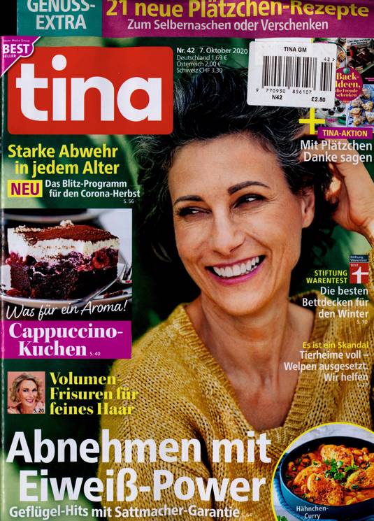 Tina Magazine Subscription | Buy at Newsstand.co.uk | German