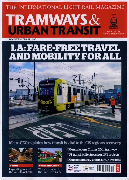 Tramways And Urban Transit Magazine Subscription | Buy at Newsstand.co ...