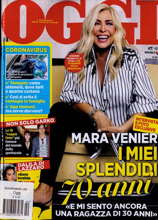 Oggi Magazine Subscription | Buy at Newsstand.co.uk | Italian