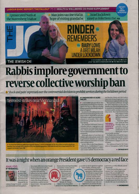 Jewish Chronicle Magazine Subscription | Buy at Newsstand.co.uk | Religion