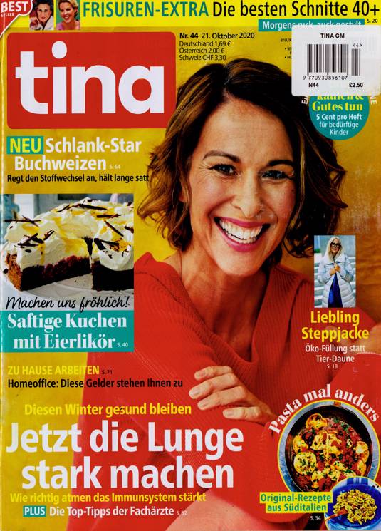 Tina Magazine Subscription | Buy at Newsstand.co.uk | German