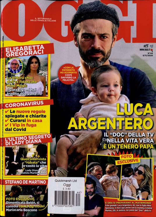 Oggi Magazine Subscription | Buy at Newsstand.co.uk | Italian