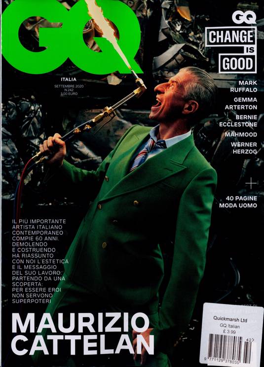 Gq Italian Magazine Subscription | Buy at Newsstand.co.uk | Italian