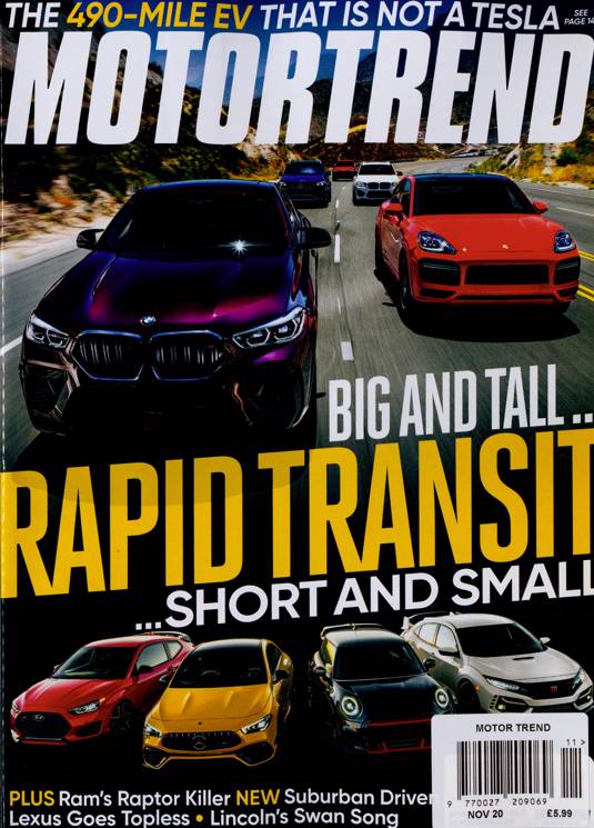 Motor Trend Magazine Subscription | Buy at Newsstand.co.uk | General Car