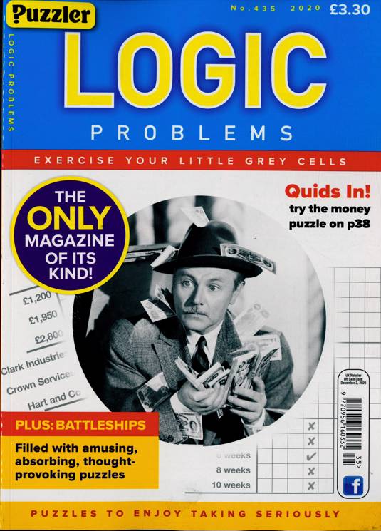 Puzzler Logic Problems Magazine Subscription | Buy at Newsstand.co.uk ...