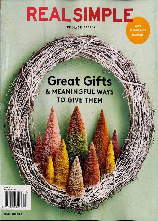 Real Simple Magazine Subscription | Buy at Newsstand.co.uk | Cooking & Food