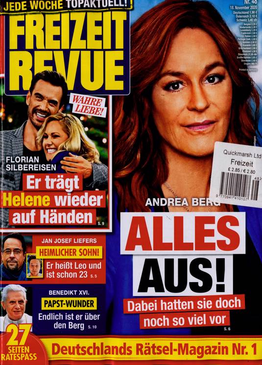 Freizeit Revue Magazine Subscription | Buy at Newsstand.co.uk | German
