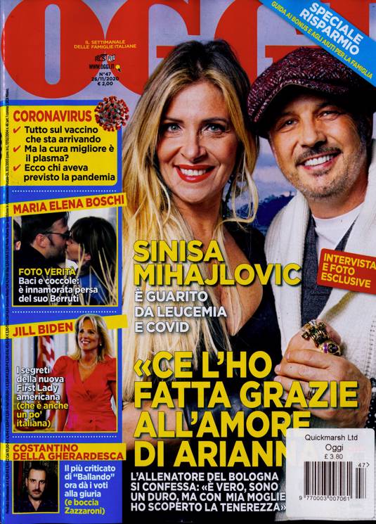 Oggi Magazine Subscription | Buy at Newsstand.co.uk | Italian