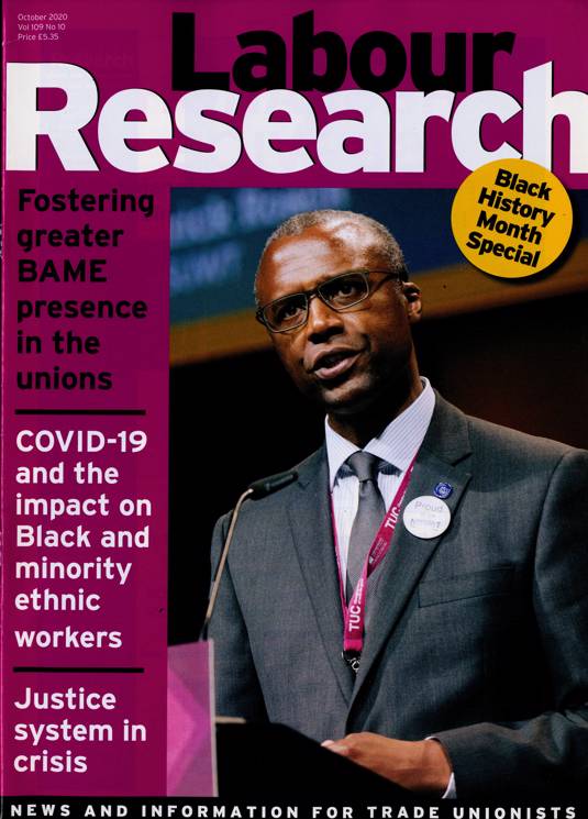 Labour Research Magazine Subscription | Buy at Newsstand.co.uk | Political
