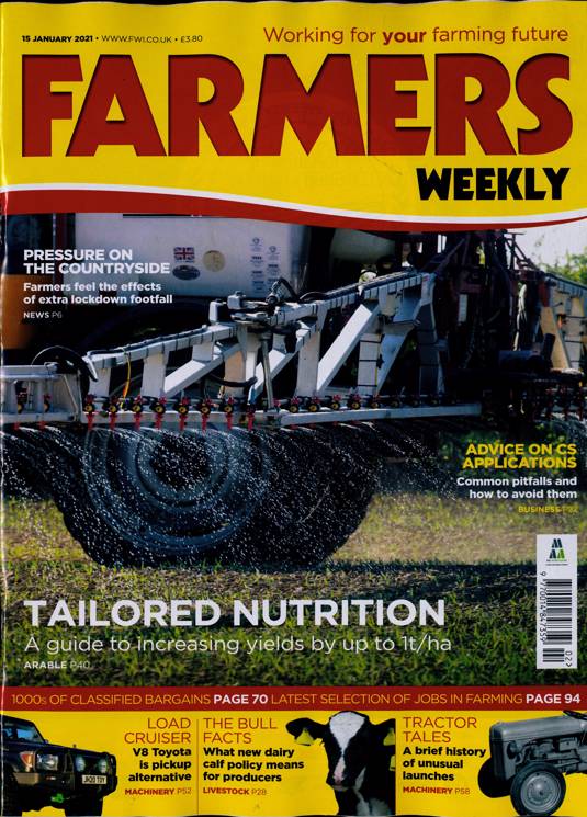 Farmers Weekly Magazine Subscription | Buy at Newsstand.co.uk | Agriculture