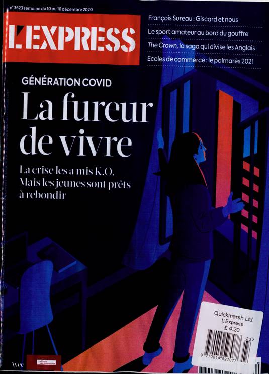 L Express Magazine Subscription | Buy at Newsstand.co.uk | French