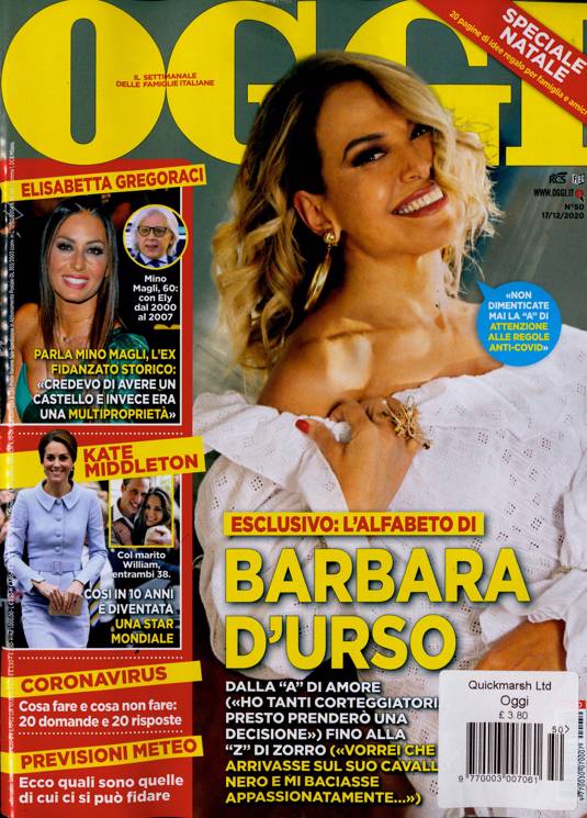 Oggi Magazine Subscription | Buy at Newsstand.co.uk | Italian