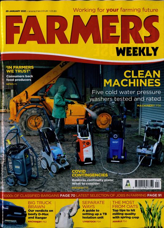 Farmers Weekly Magazine Subscription | Buy at Newsstand.co.uk | Agriculture