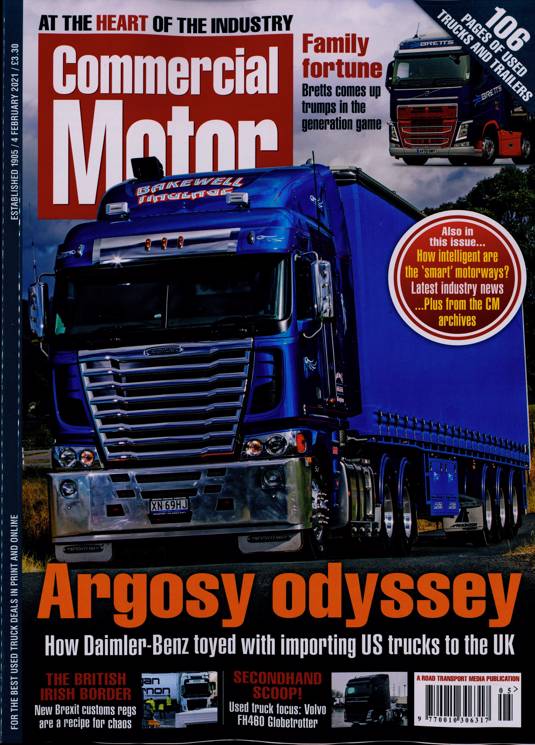 Commercial Motor Magazine Subscription | Buy at Newsstand.co.uk | Trucking