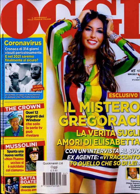 Oggi Magazine Subscription | Buy at Newsstand.co.uk | Italian