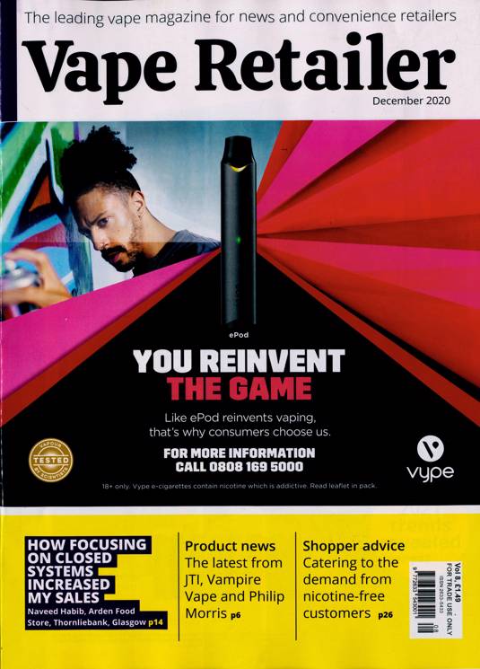 Vape Retailer Magazine Subscription | Buy at Newsstand.co.uk | Other Trade