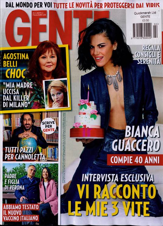 Gente Magazine Subscription | Buy at Newsstand.co.uk | Italian