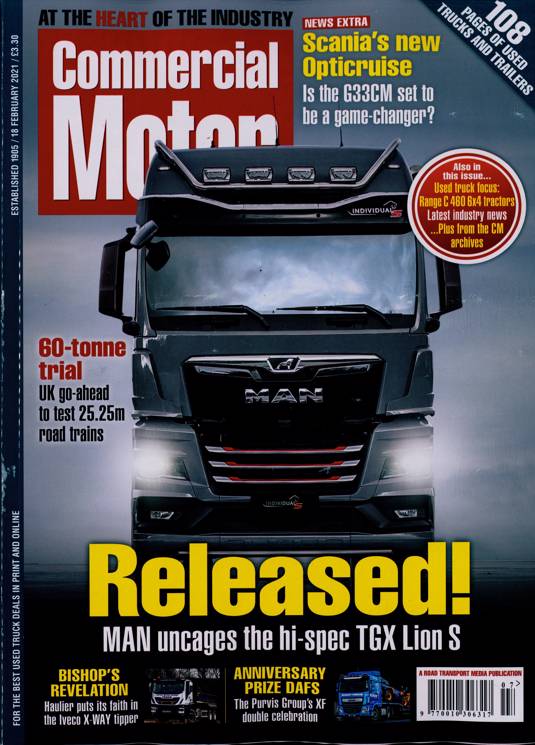 Commercial Motor Magazine Subscription | Buy at Newsstand.co.uk | Trucking