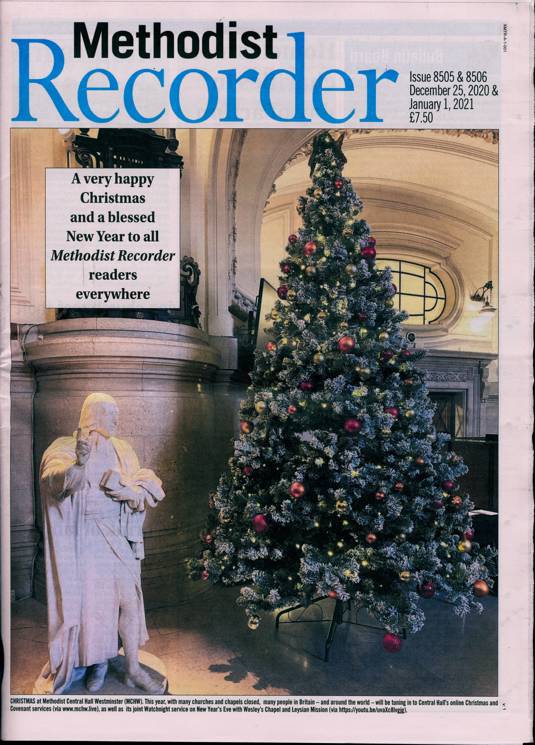 Methodist Recorder Magazine Subscription | Buy at Newsstand.co.uk ...