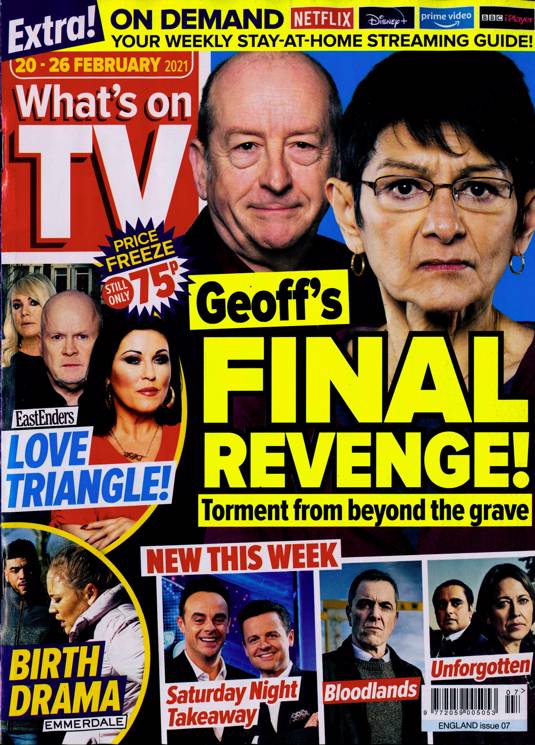 Whats On Tv England Magazine Subscription | Buy at Newsstand.co.uk ...