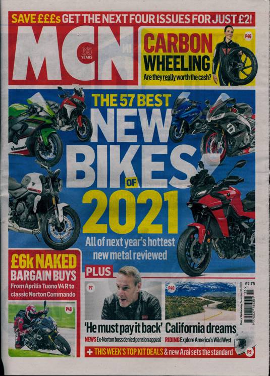 Motorcycle News Magazine Subscription | Buy at Newsstand.co.uk ...