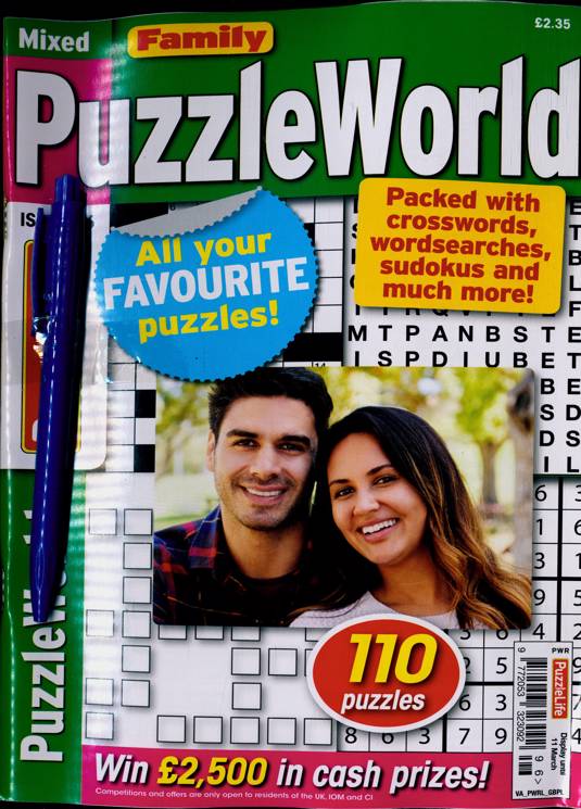 Puzzle World Magazine Subscription | Buy at Newsstand.co.uk | Crossword