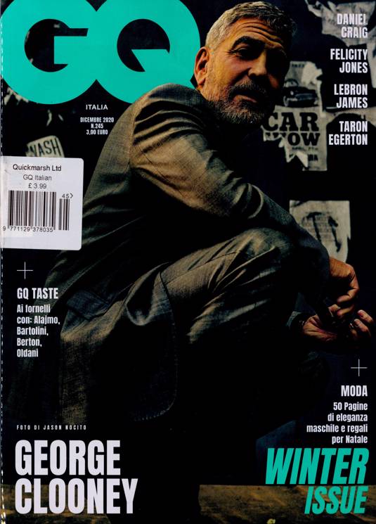 Gq Italian Magazine Subscription | Buy at Newsstand.co.uk | Italian