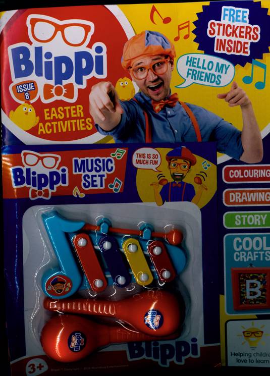 Blippi Magazine Subscription | Buy at Newsstand.co.uk | Pre School