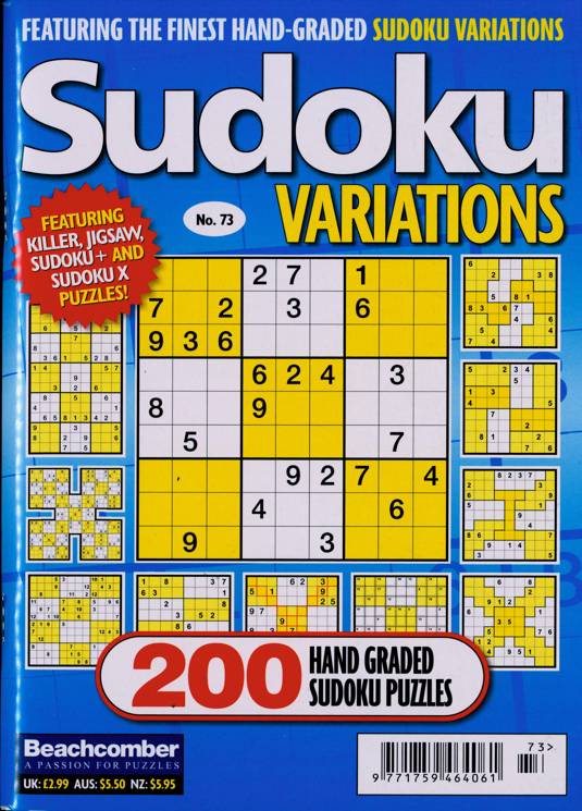 Sudoku Variations Magazine Subscription | Buy at Newsstand.co.uk | Sudoku