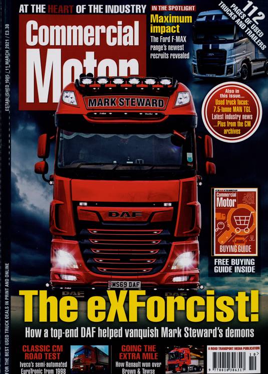 Commercial Motor Magazine Subscription | Buy at Newsstand.co.uk | Trucking